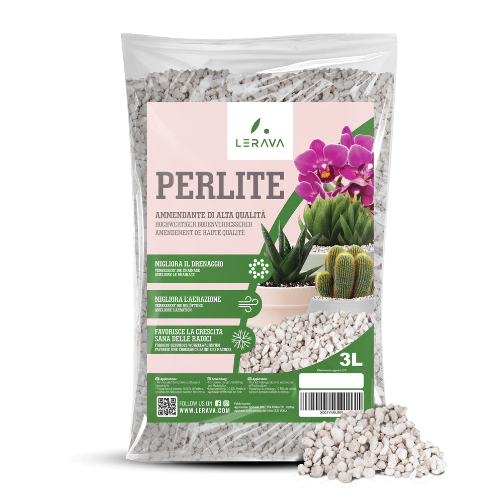 Perlite per piante in vaso [BIO] Da 3 a 8L