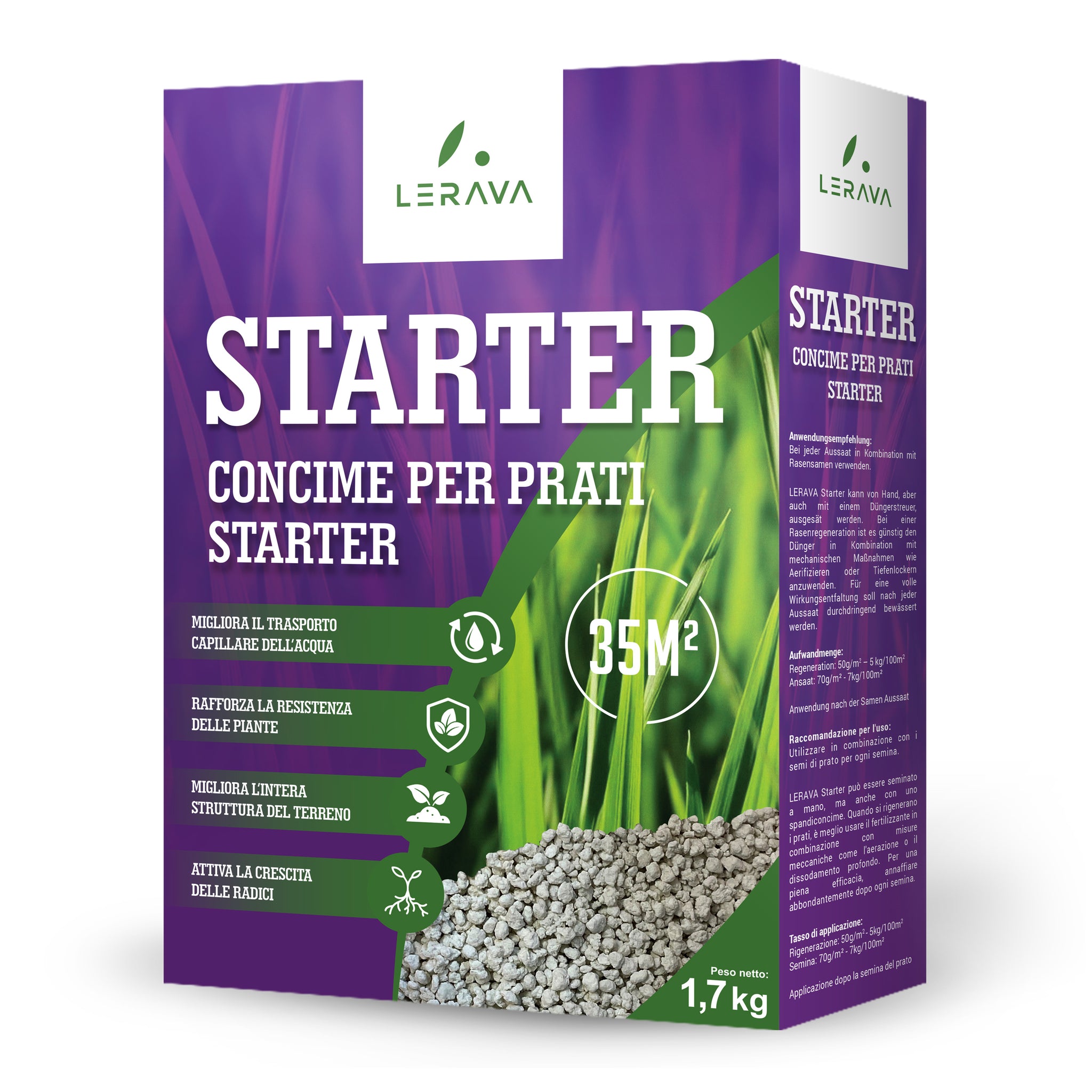 STARTER | Fertilizer for Rapid Rooting | [15m² - 180m²] | LERAVA®